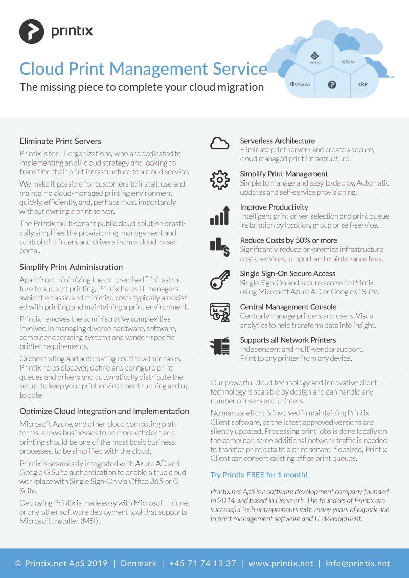 ALSO | Printix | printer-infrastruktur